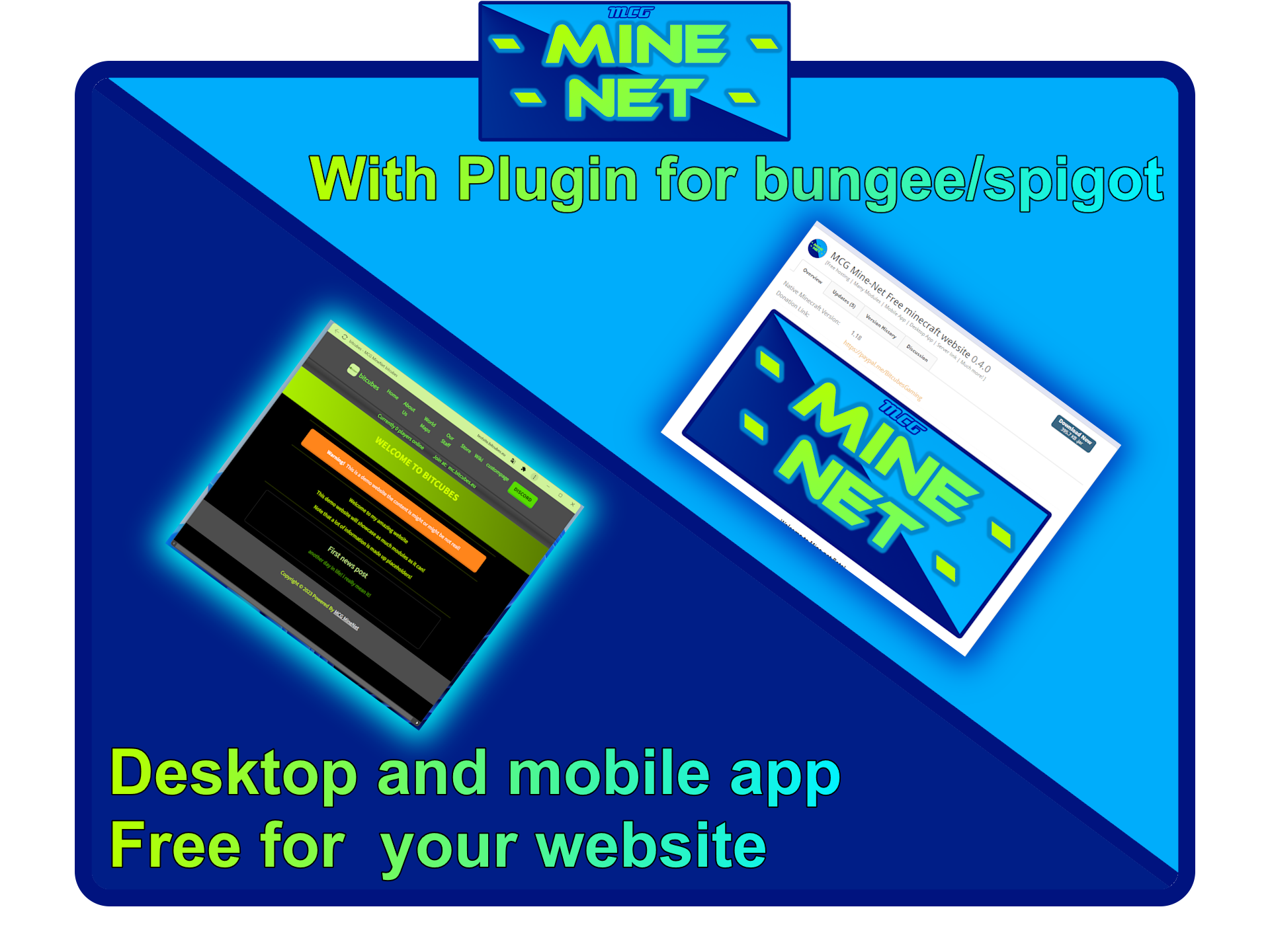 MCG Mine-Net Free minecraft website | SpigotMC - High Performance ...